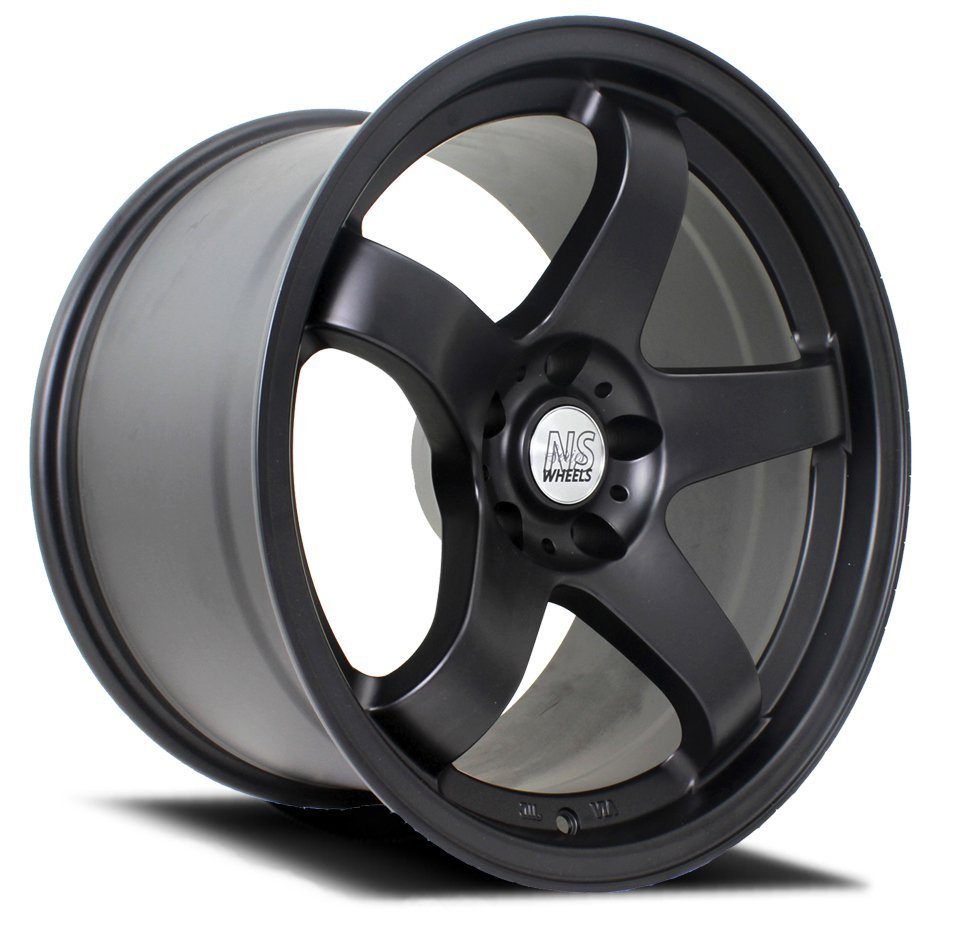 18" NS WHEELS NS-NSM01 18x10.5 Matte Black 5x100 5x114.3