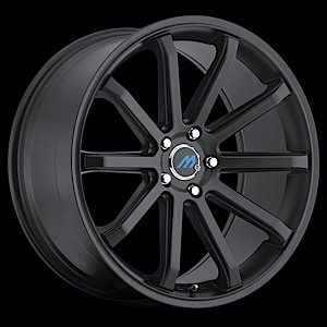 18" Mach 10 Wheels Rims 18x8.0 Satin Black Fits 5x112