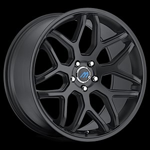 20" Mach 8 Wheels Rims 20x8.5 20x9.5 Satin Black Fits 5x114.3