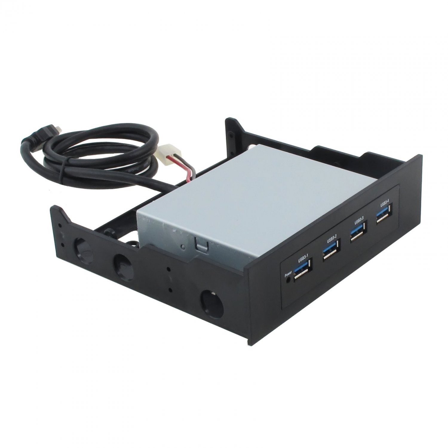 SEDNA - USB 3.0 4 Port USB 3.0 Internal Hub ( 3.5" with 5.25" bay ...