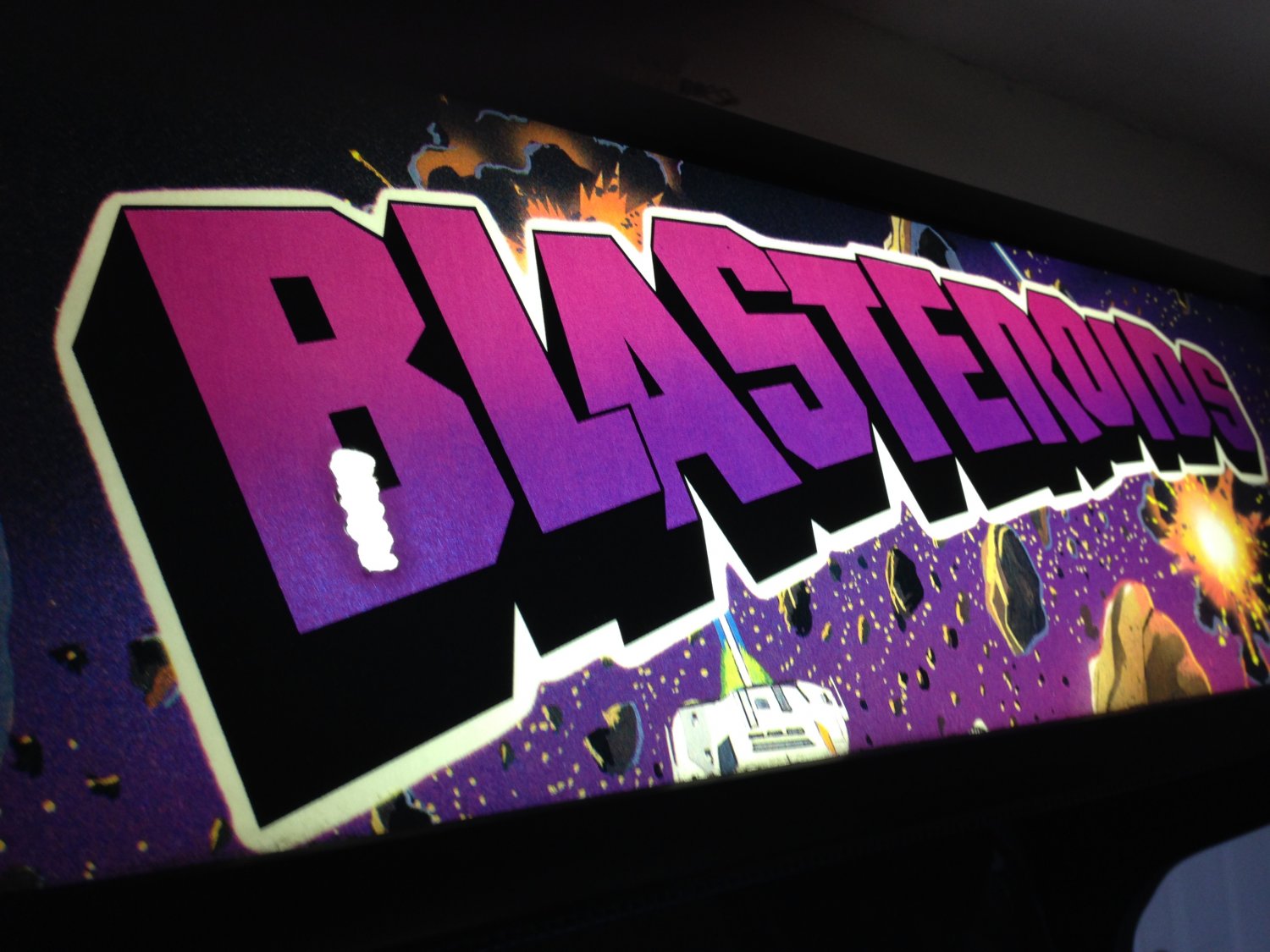 Blasteroids Arcade Game For Sale - Atari - Coin operated upright gaming
