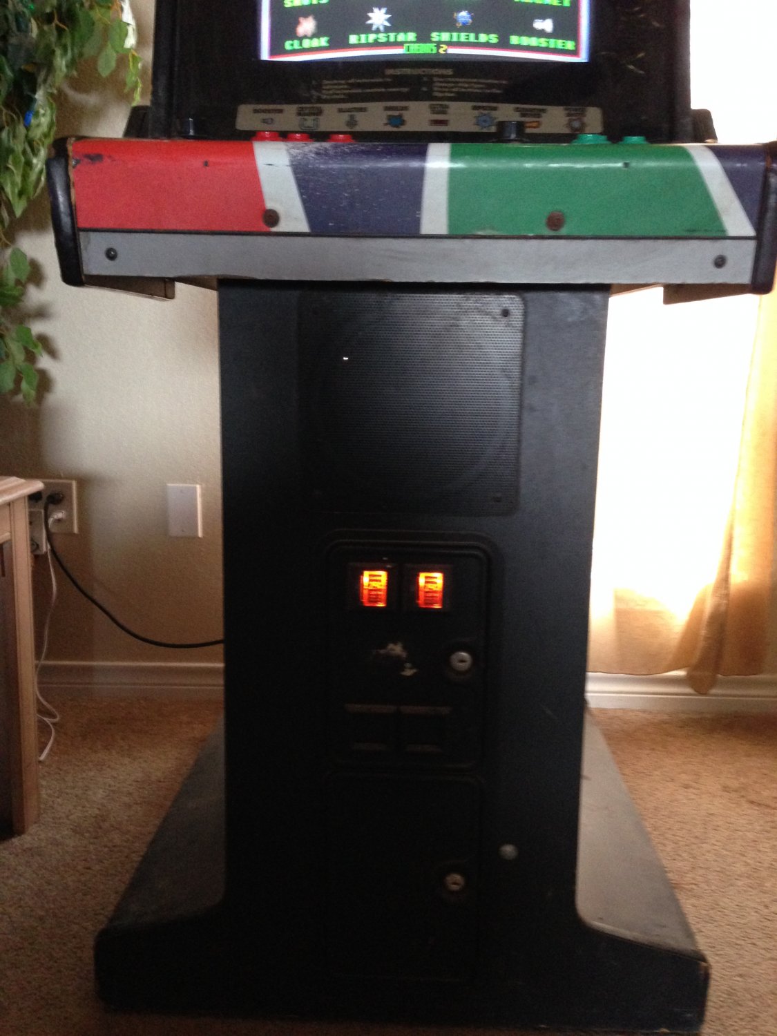Blasteroids Arcade Game For Sale - Atari - Coin operated upright gaming