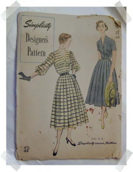 Simplicity #8251 Afternoon Tea Dress & Slip Pattern