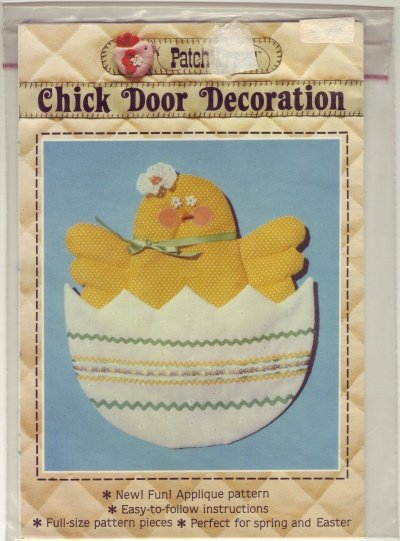 Patch Press - Chick Door Easter / Spring Decoration Pattern