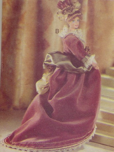 Vogue 9759 Historic Barbie Doll Pattern ~ 4 Styles Representing 1700 ...