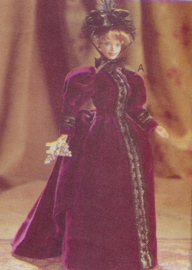 Vogue 9759 Historic Barbie Doll Pattern ~ 4 Styles Representing 1700 ...
