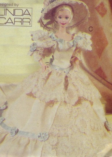Vogue 9759 Historic Barbie Doll Pattern ~ 4 Styles Representing 1700 ...