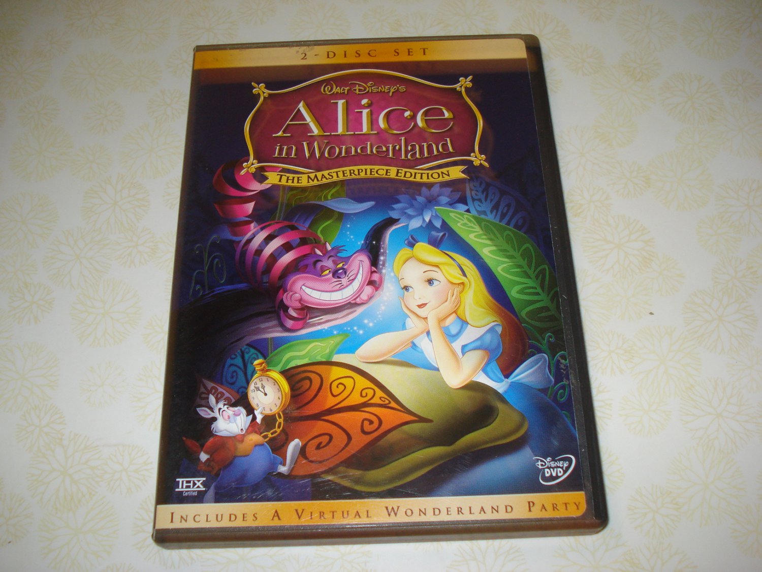 Alice In Wonderland The Masterpiece Edition Two Disc DVD Set