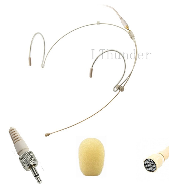 Ultralight Headset Microphone Condenser Mic for Sennheiser Wireless ...