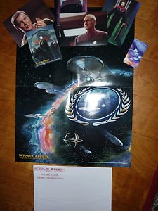 Star Trek Communicator Magazine Poster Postcards Stickers Welcome ...