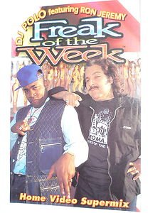 Freak of the Week DJ Polo Ron Jeremy Postcard movie Ephemera