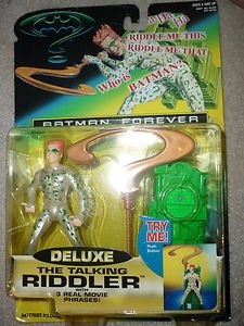 Kenner Batman Forever Deluxe Talking Riddler Jim Carrey Action Figure 1995