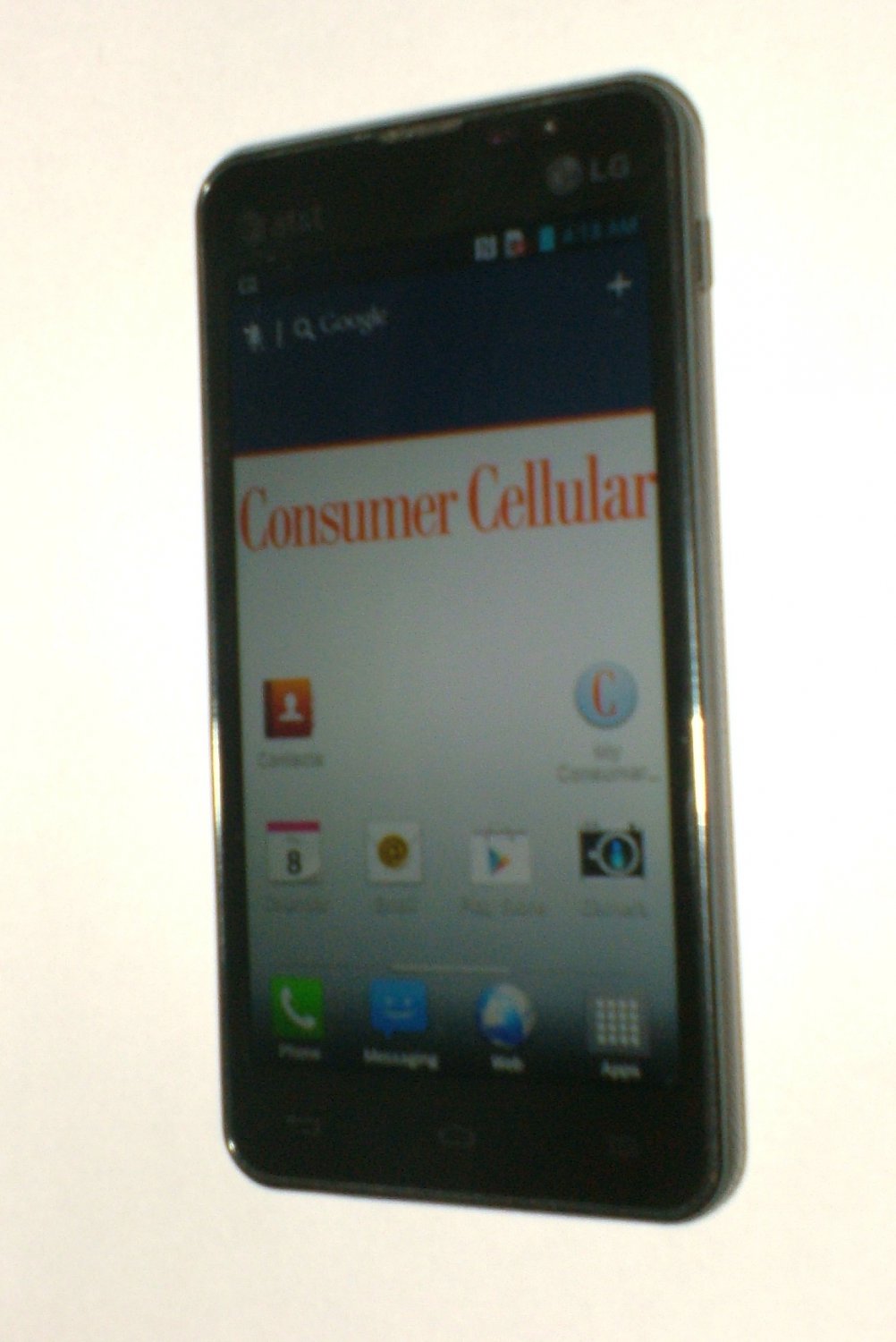 LG Escape 4G LTE P870 (AT&T or Consumer Cellular) Smartphone with USB cable