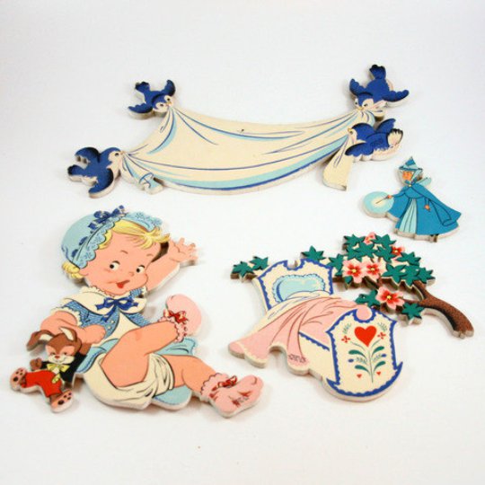 Pin-Ups Vintage 1950's Children's Mother Goose/Cinderella