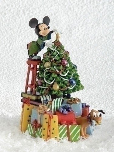 Lighted Mickey Mouse & Pluto Christmas Tree Disney - 21392