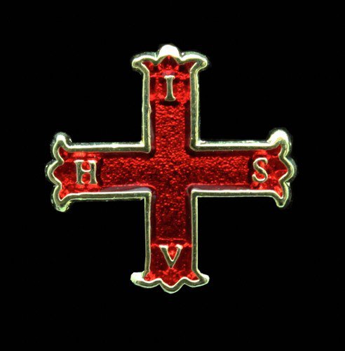 Red Cross Of Constantine Freemason Masonic Lapel Pin