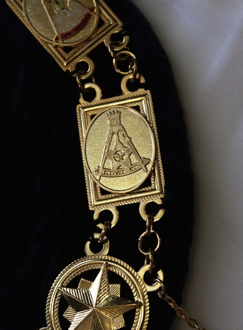 Scottish Rite S.G.I.G. Representative Masonic Freemason Collar & Jewel