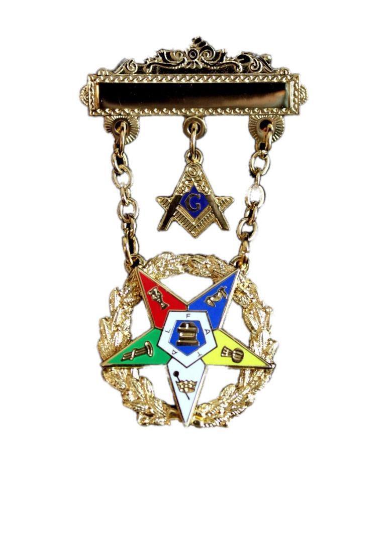 OES Order Eastern Star Past Patron Masonic Jewel
