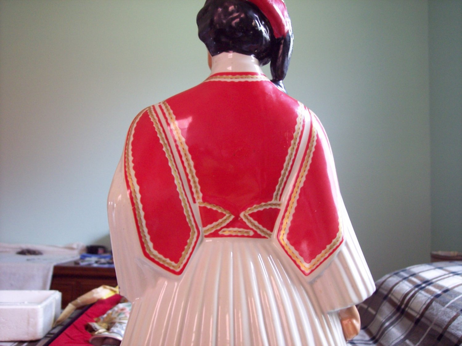 Large Vintage European Greek Whiskey Decanter Soldier Male Sword Urn ...