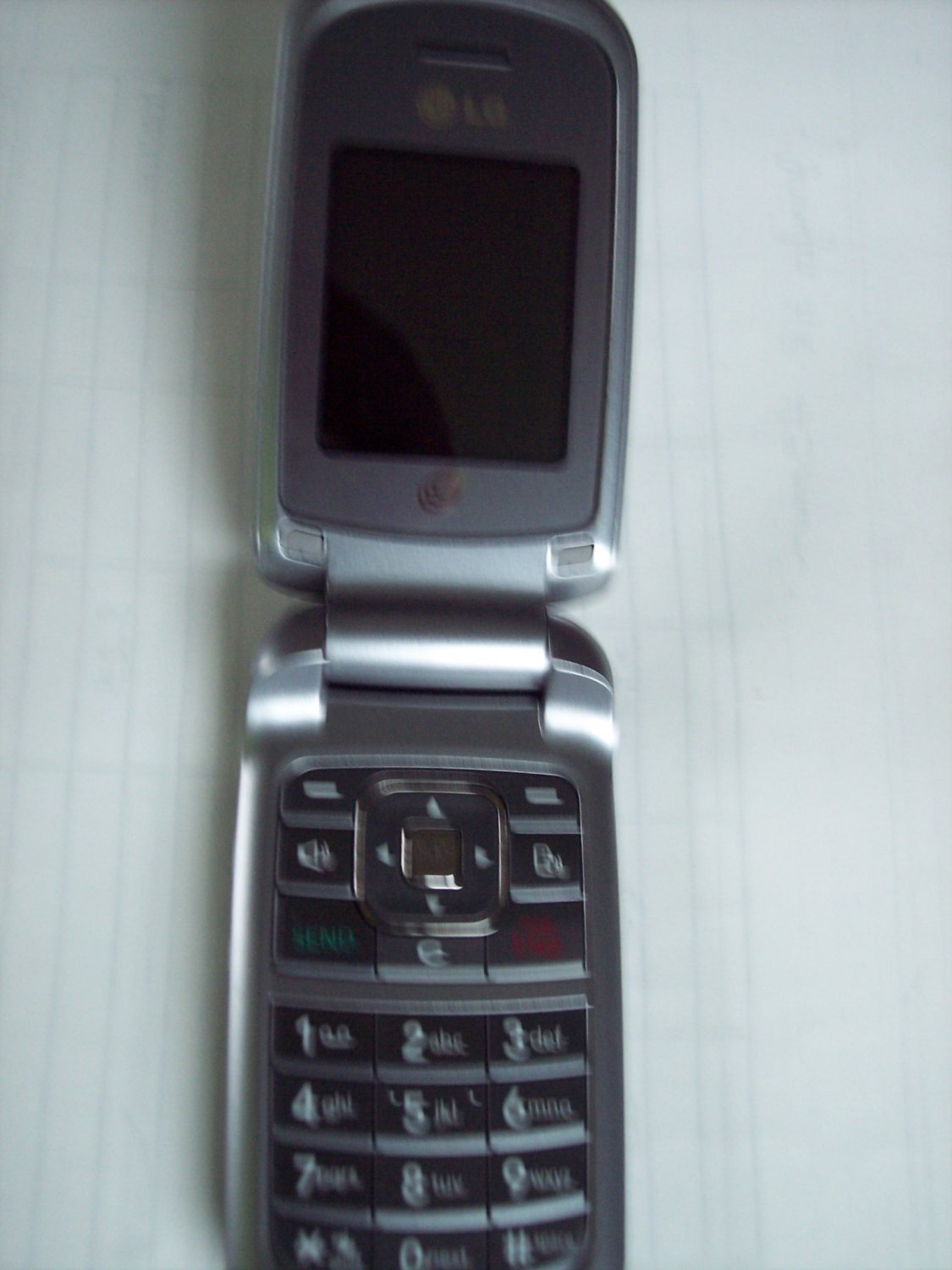 Used LG 220C - Black (TracFone) Cellular Phone Flip Phone Prepaid