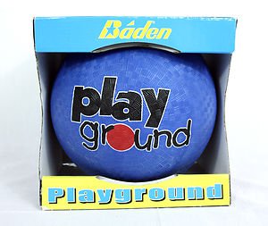 Baden Rubber PLAYGROUND Ball 8.5 inches in diameter Blue