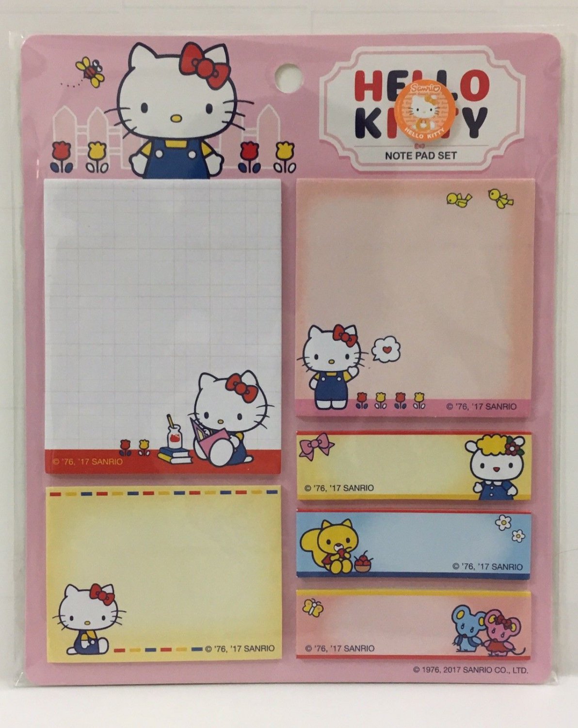 Sanrio Hello Kitty Post-it Memo Note Pad Set