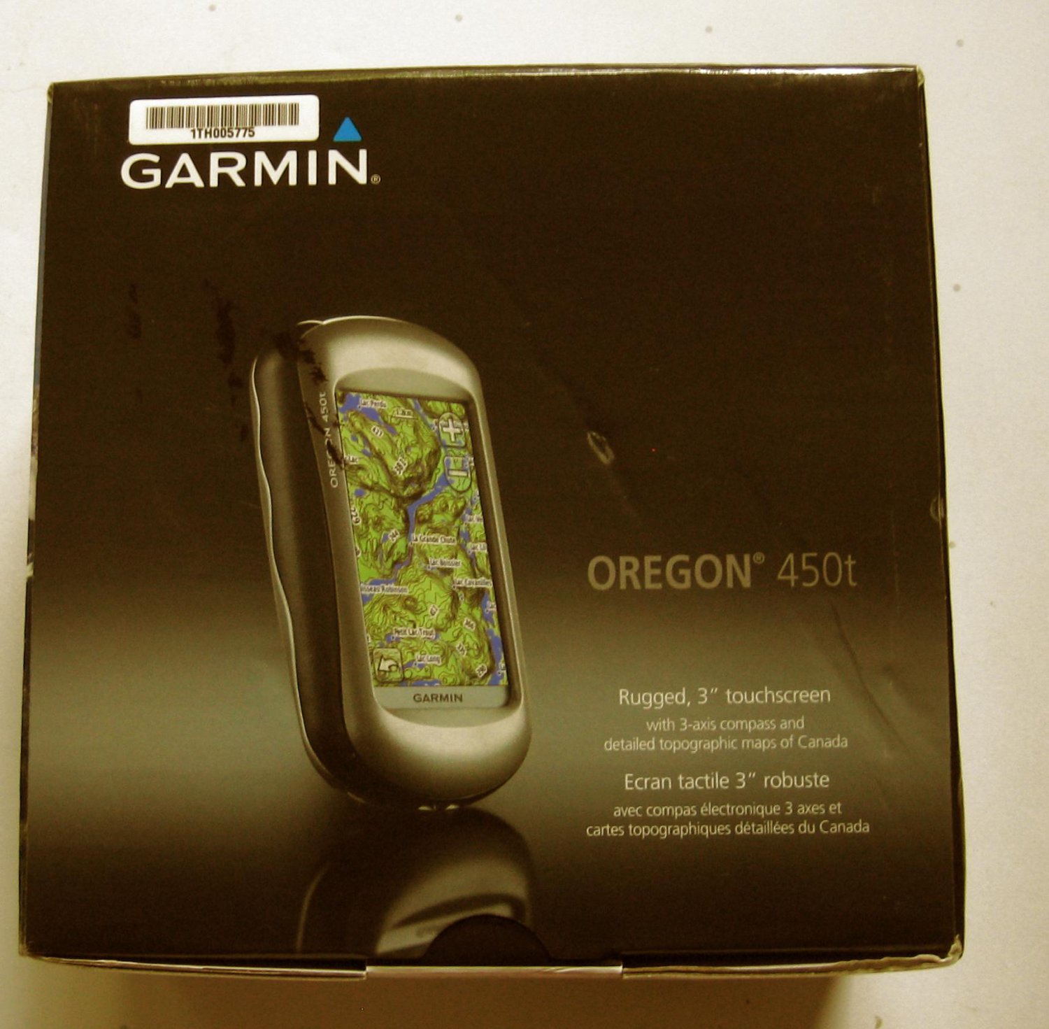 New Garmin Oregon 450T Handheld GPS Unit 010-00697-43