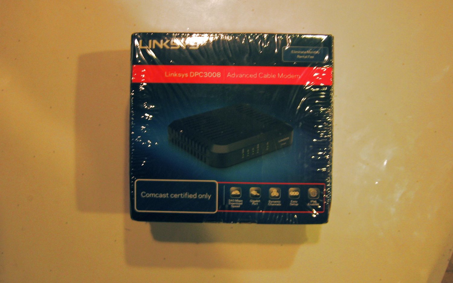 Linksys Advanced DOCSIS 3.0 Cable Modem for Comcast, Connector, F-type ...