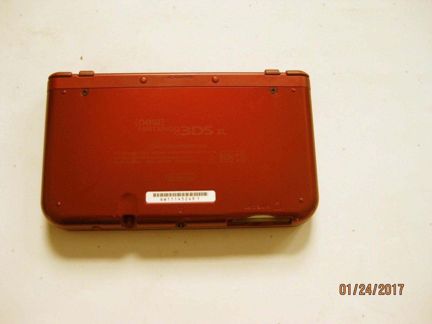Red Nintendo New 3ds xl w Golden Sun & More!!!