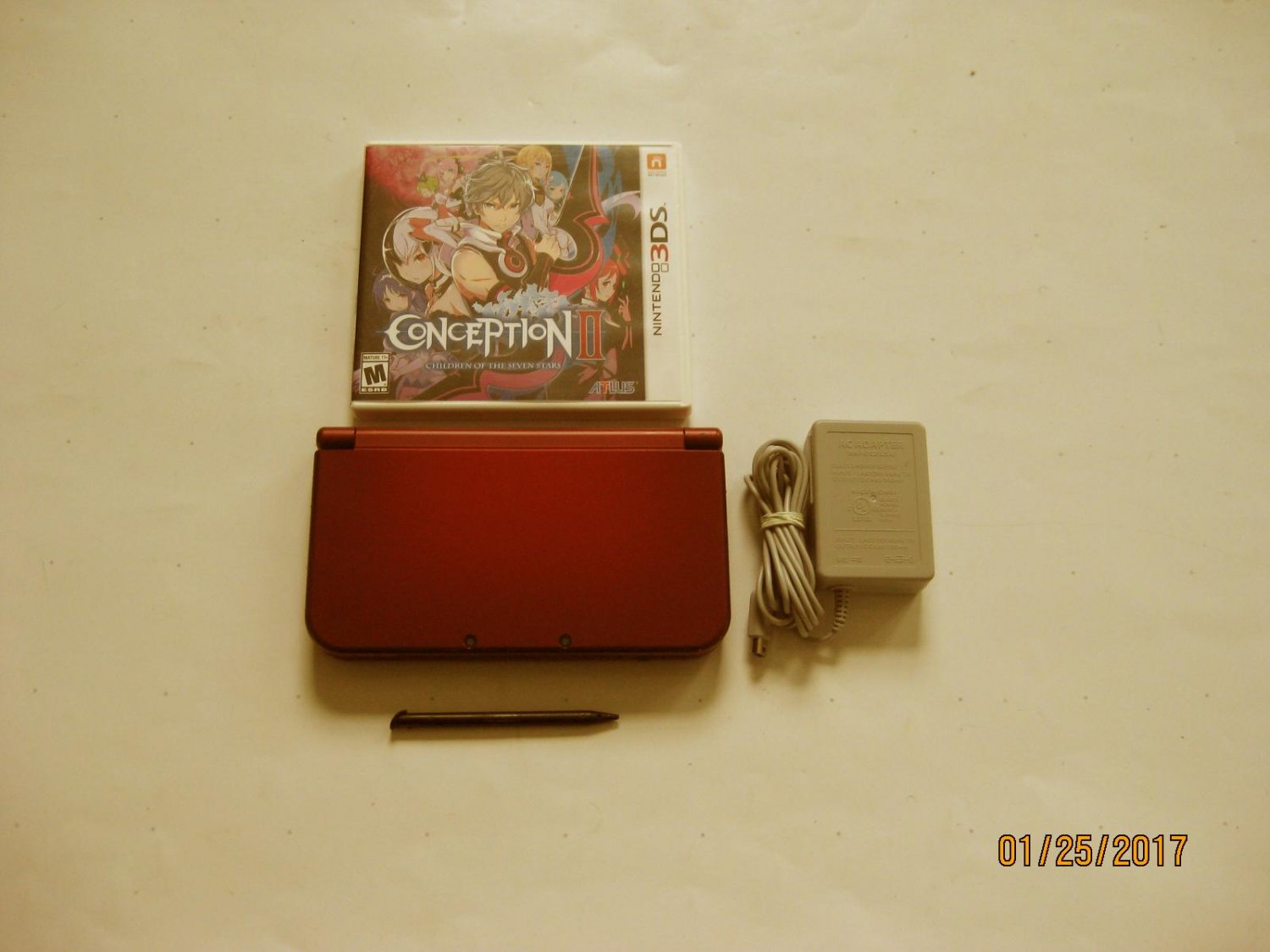 Red Nintendo New 3ds xl w Conception II & More!!!