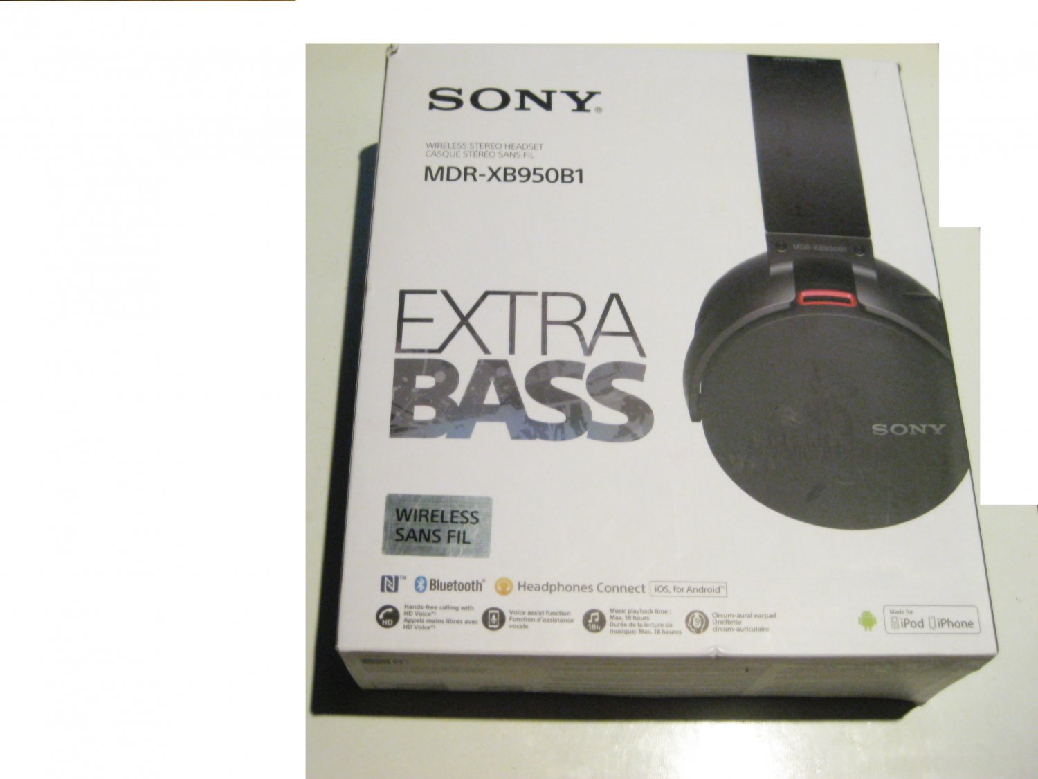 Excellent Sony XB950B1 Extra Bass Wireless Headphones Excellent Sony XB950B1 Extra Bass Wireless Headphones