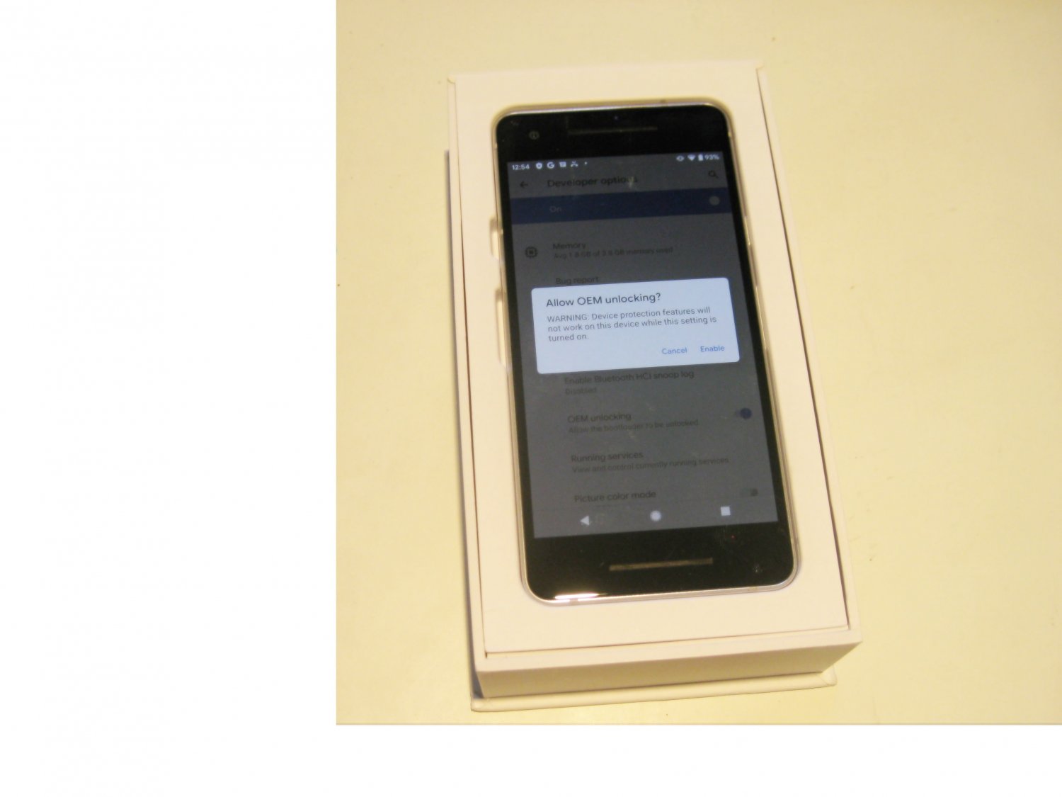 9/10 Clearly White Unlocked Google Edition Pixel 2 64GB Deal!!