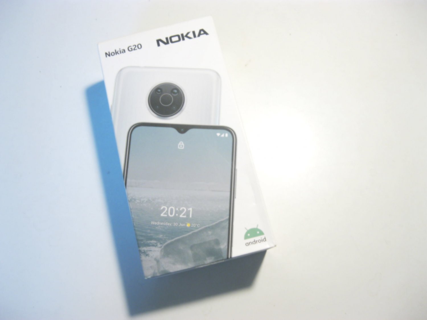 New Blue 128gb Dual-Sim UNLOCKED NOKIA G20 TA-1343 Smartphone!