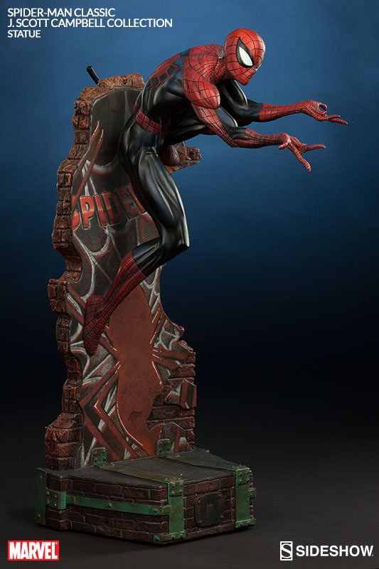 Spider Man Classic Polystone Statue Sideshow