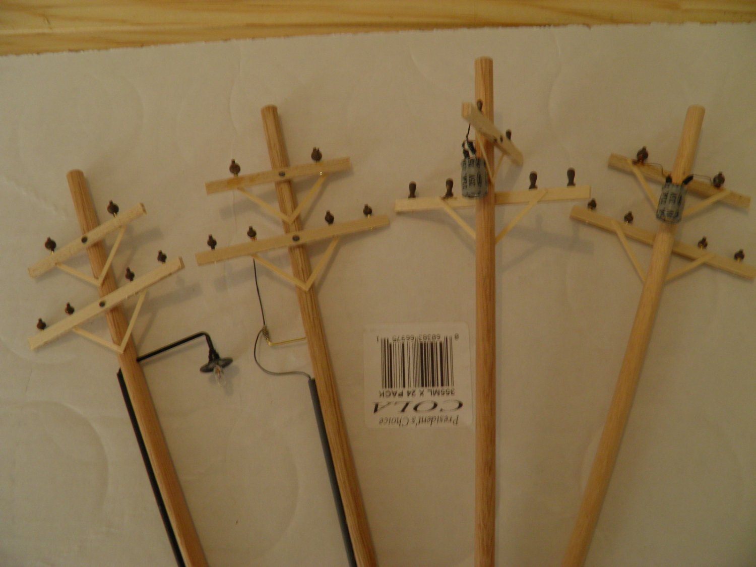 O Scale Power Poles