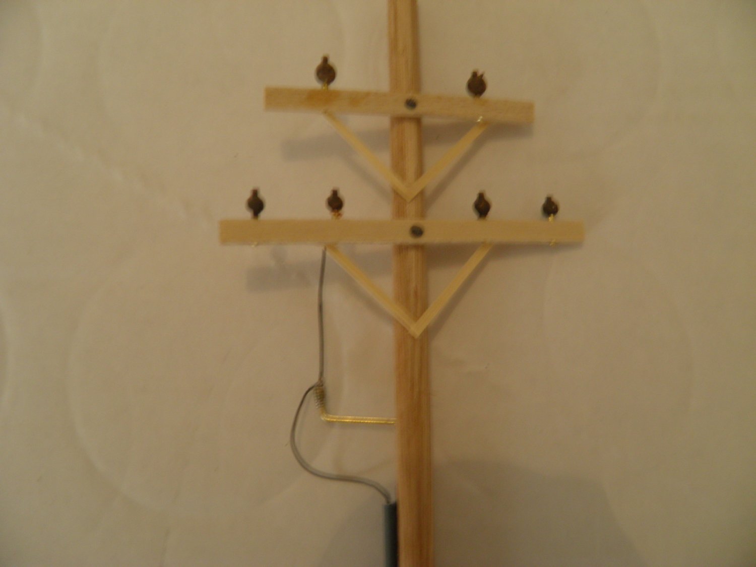 O Scale Power Poles