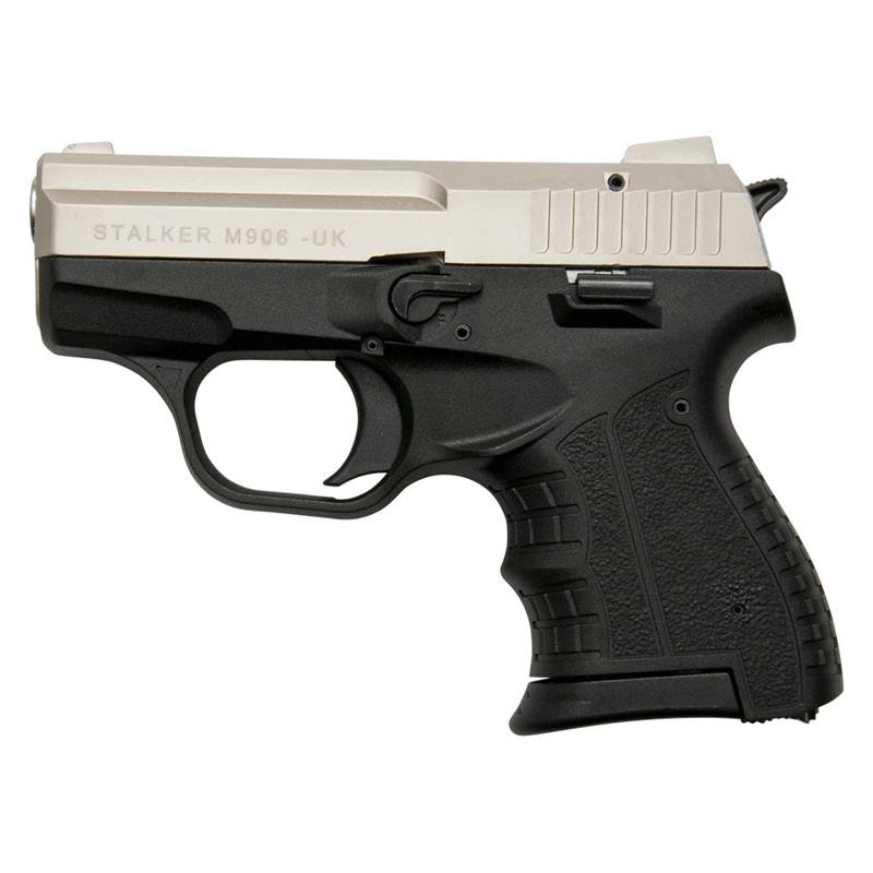 Stalker M906 Satin Finish - 9mm Blank Firing Replica Zoraki Gun