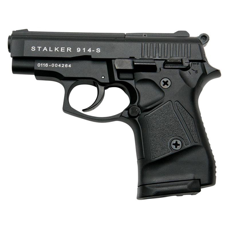 Stalker 914 Black Finish - 9mm Blank Firing Replica Zoraki Gun