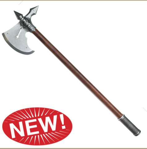 15TH CENTURY FRENCH BATTLE AXE GRAY FINISH