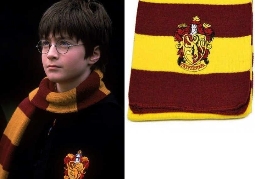 Magic Harry Potter Hogwarts House Gryffindor Burgundy yellow emblem ...