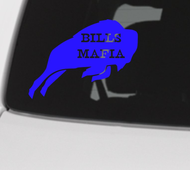 Bills Mafia Sticker Decal Football Buffalo 4" DIE CUT Barstool Sports ...
