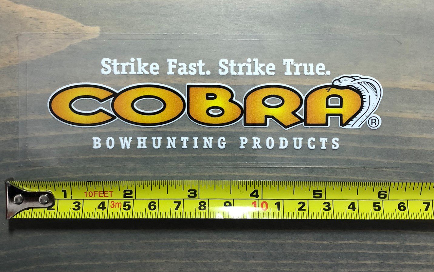 Cobra Archery Sticker Sight Broadheads Decal Logo Bow Hunting Deer Fishing