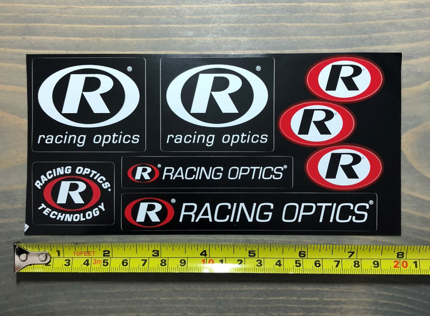 Racing Optics Sticker Pack Decal Snowmobile Motorcycle Gear Jacket ...