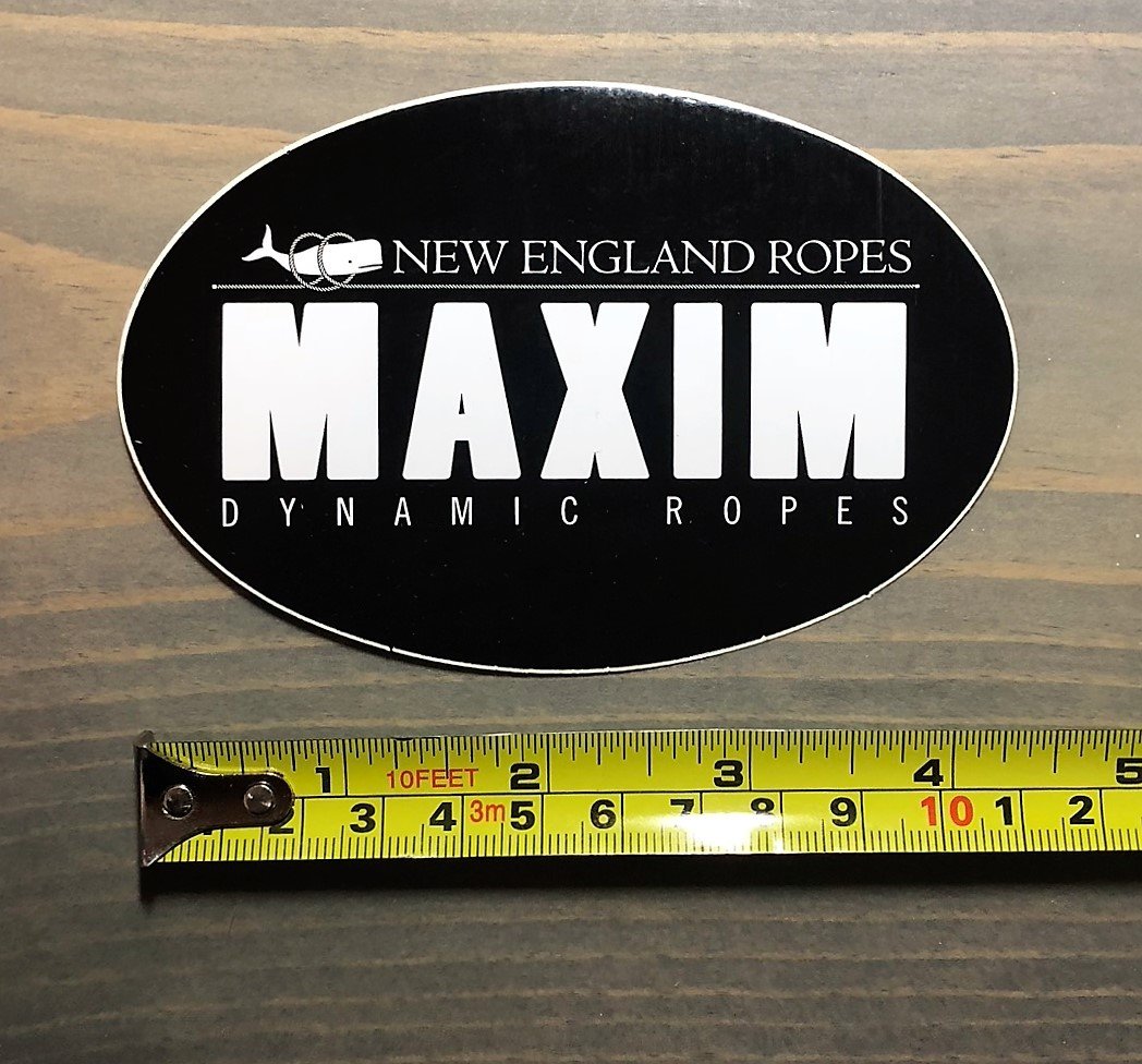 New England Ropes Climbing Sticker Decal - Red Whale - Shoes Pads Chalk ...