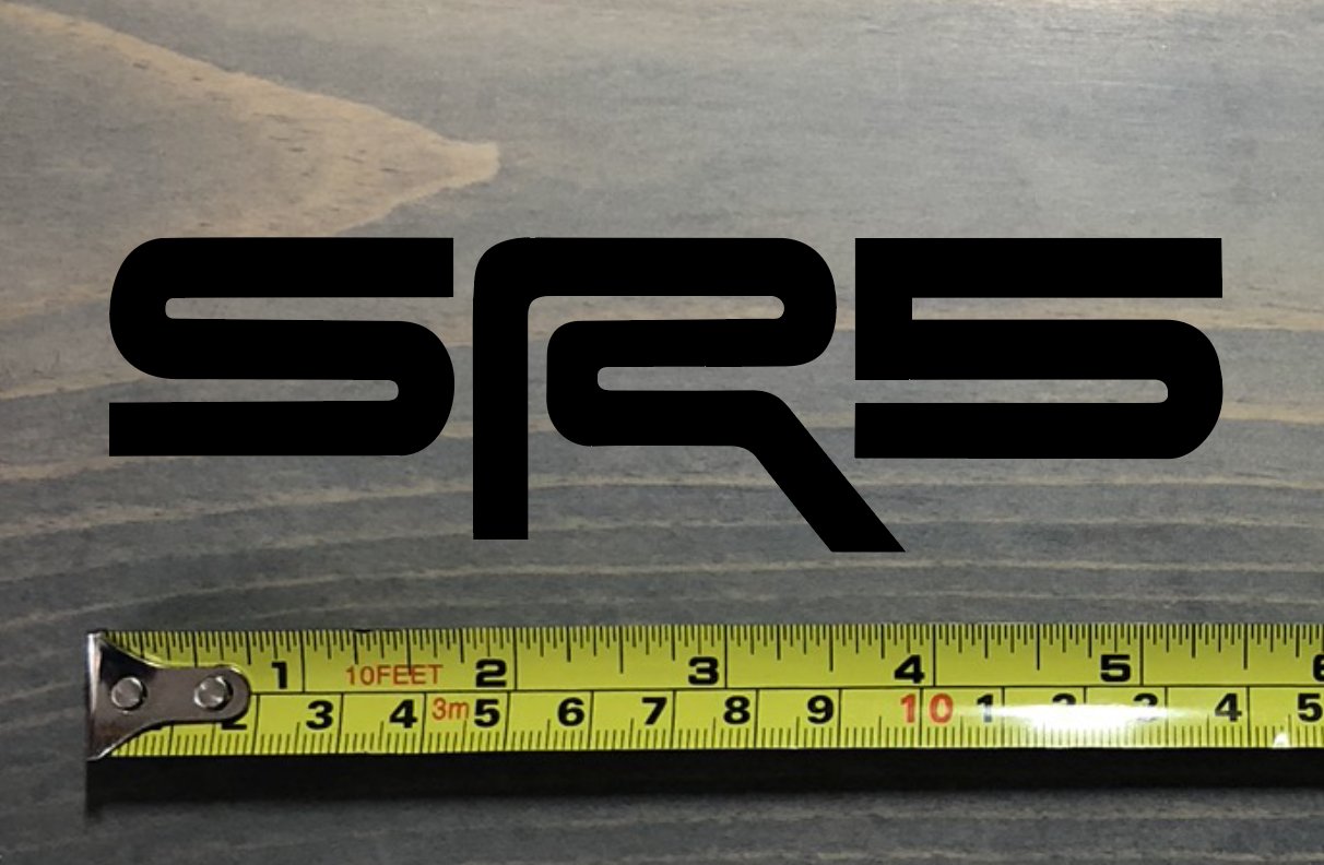 4Runner Sticker Decal SR5 5.5" Toyota 4 Runner TRD Pro DIE CUT 5th Gen ...