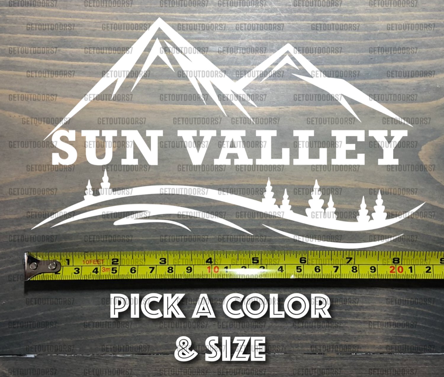 Sun Valley Sticker Decal Idaho Ski Mountain 8.5" Deer Big Sky Jackson ...