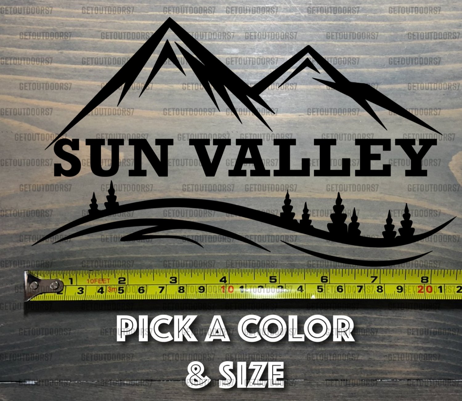 Sun Valley Sticker Decal Idaho Ski Mountain 8.5" Deer Big Sky Jackson ...