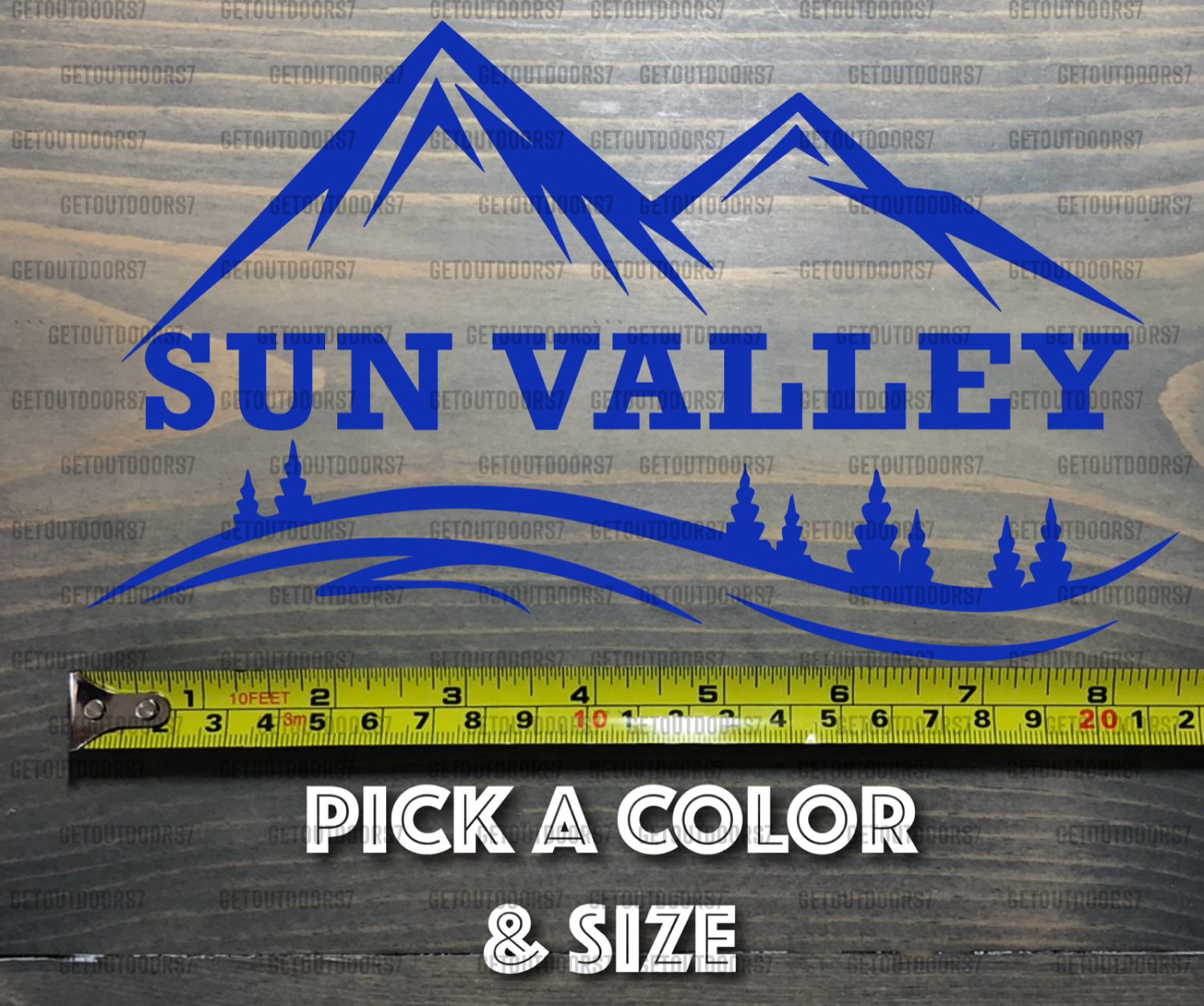 Sun Valley Sticker Decal Idaho Ski Mountain 8.5" Deer Big Sky Jackson ...