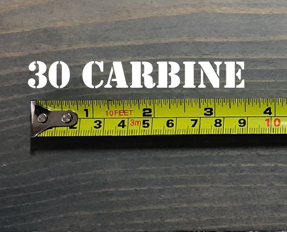30 Carbine Sticker Decal 3.5" Ammo Can Box Label Ammunition Case DIE CUT XO