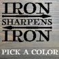 Iron Sharpens Iron Sticker Decal Die Cut 3.5" Tactical Spartan Race Gym ...